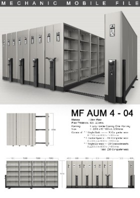 Jual Mobile File Alba Mekanik MF Aum 4-04 ( 200 Compartments ) Murah Di ...